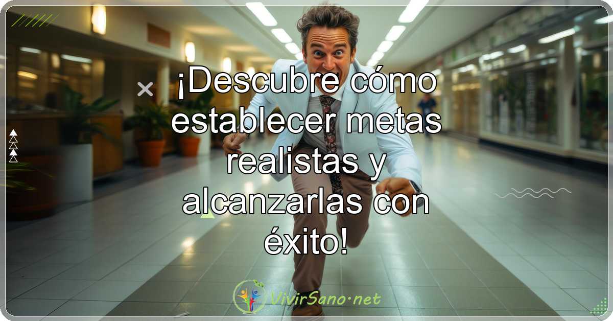 ¡Descubre cómo establecer metas realistas y alcanzarlas con éxito! © 【VIVIRSANO.NET】